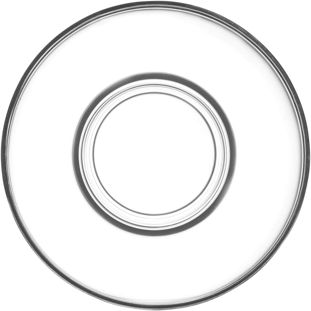 Amazon.com | lav Tea Saucer Set of 6 | Tea Glass Plate | Clear Glass ...