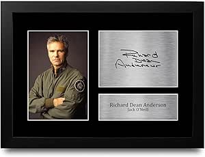 HWC Trading FR A4 Richard Dean Stargate SG-1 Cadeaux Imprimé Signé ...