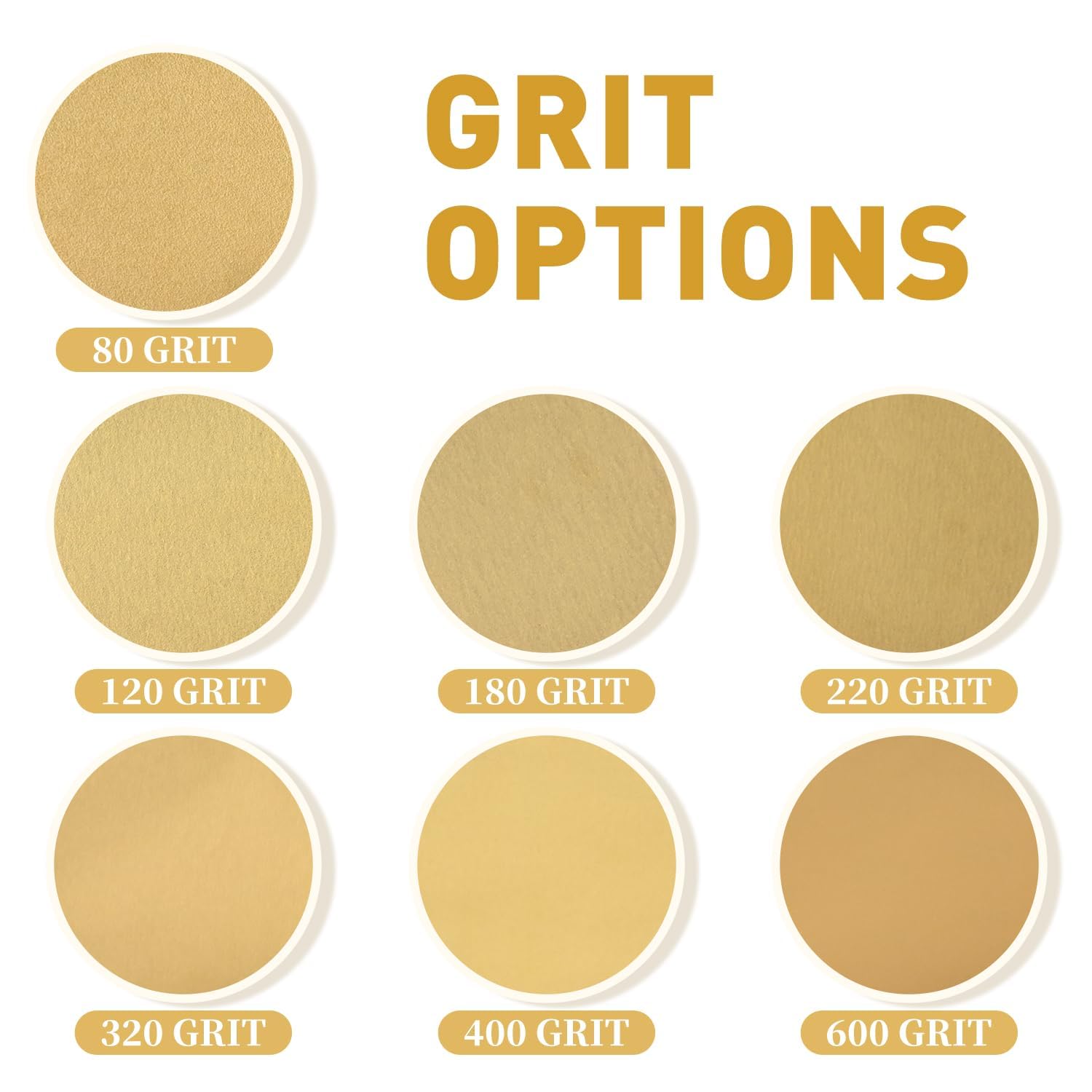 Snapklik.com : BELINOVA 100PCS 6 Inch PSA Sanding Discs 180 Grit Self ...