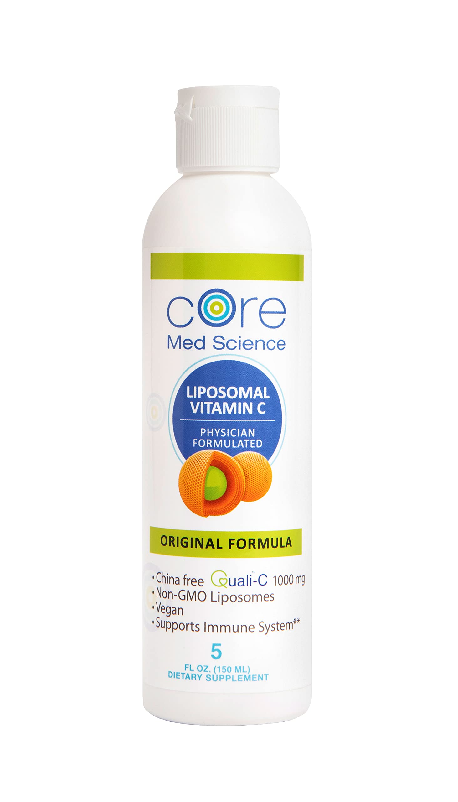Core Med Scienceliposomal Vitamin C 1000 Mg Liquid Formed Liposomes ...