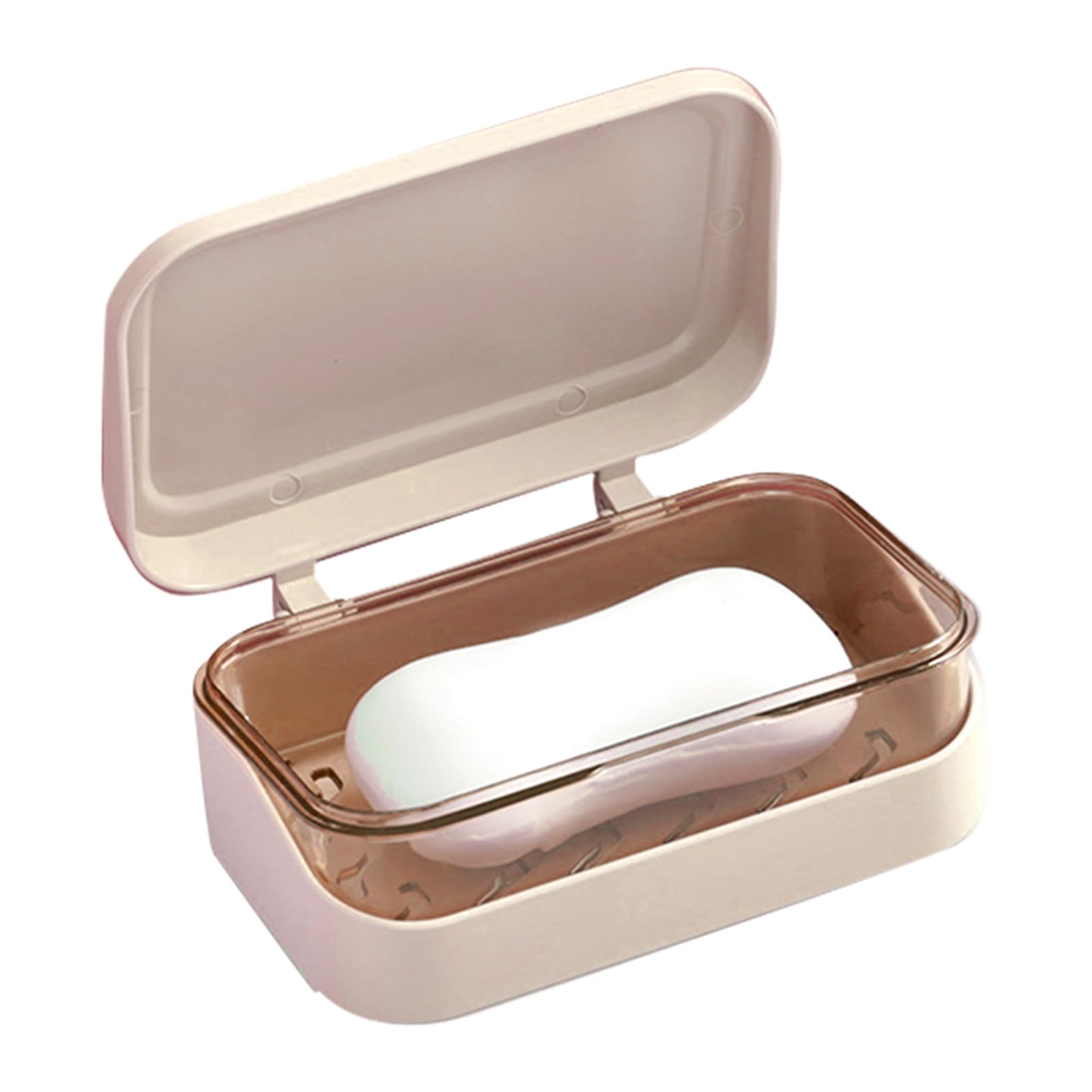 Soap Dish, Soap Box with Removable Drainer & Lid, Travel Soap Case ...