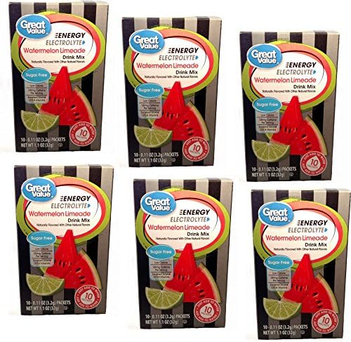 Amazon.com : Great Value Sugar Free, Low Calorie ENERGY Watermelon ...