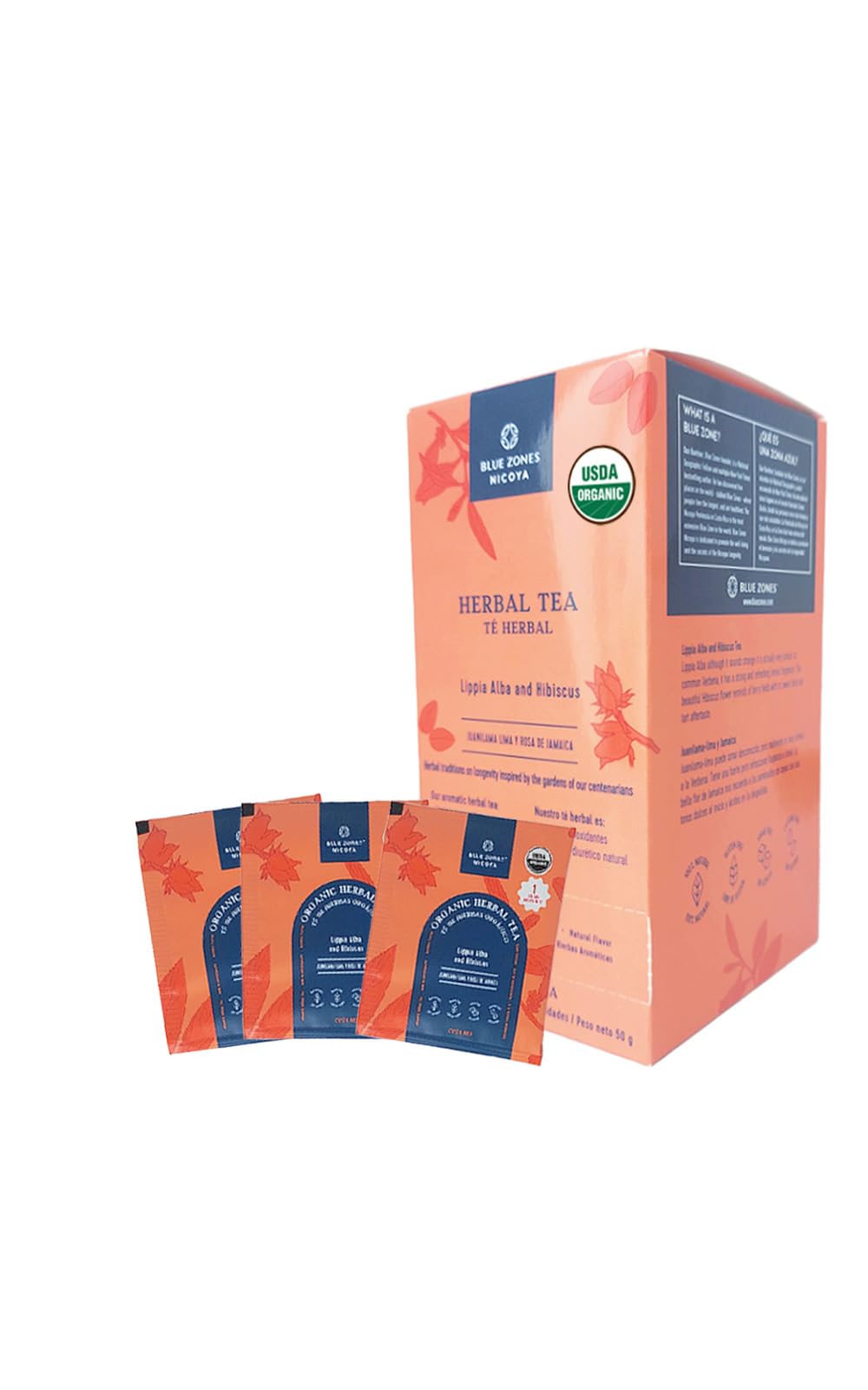 Snapklik.com : Blue Zones Nicoya - Lippia Alba & Hibiscus Flavored Tea ...