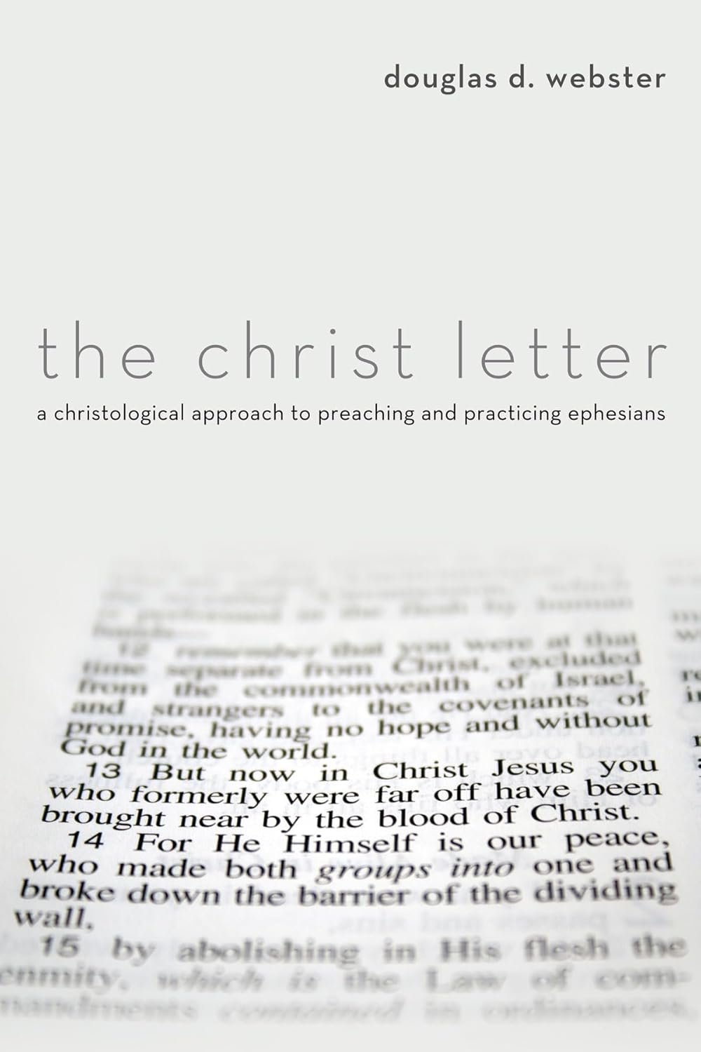 The Christ Letter: Webster, Douglas D: 9781498215541: Amazon.com: Books