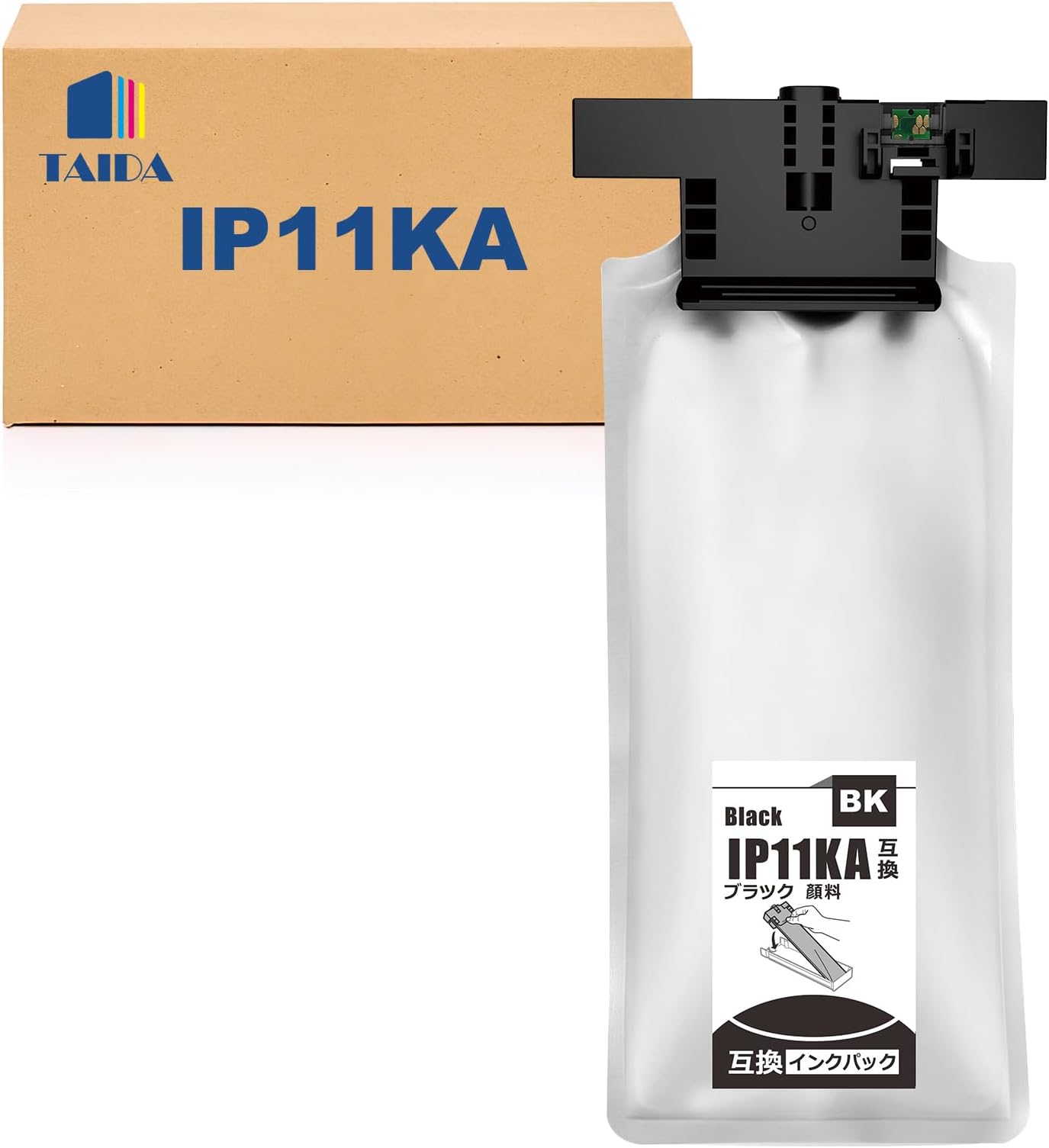 Amazon.co.jp: 【TAIDA】IP11KA IP11 IP11A EPSON用 互換インクパック 全色顔料 大容量 エプソン用 純正インクと併用可 ICチップ付き 残量検知対応 ...