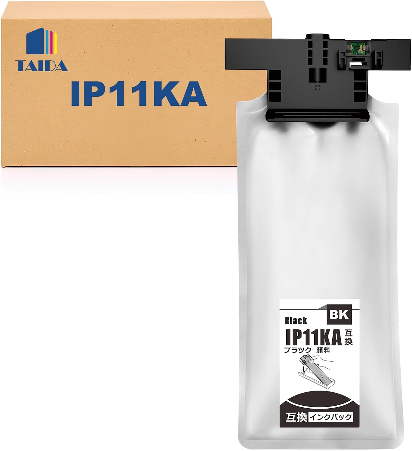 Amazon.co.jp: 【TAIDA】IP11KA IP11 IP11A EPSON用 互換インクパック 全色顔料 大容量 エプソン用 純正インクと併用可 ICチップ付き 残量検知対応 ...