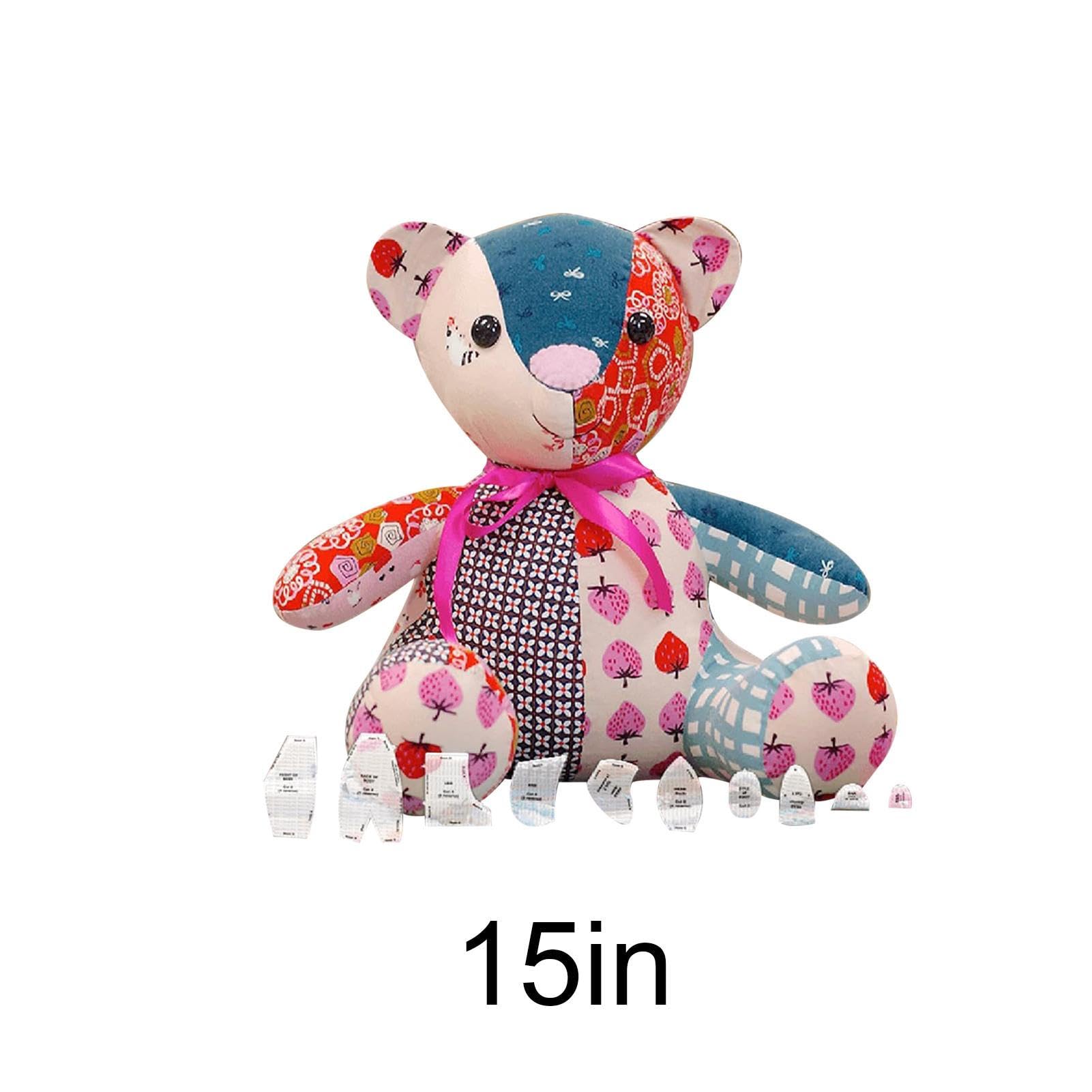 Acrylic Memory Bear Sewing Template Set DIY Memory Bear Template Set ...