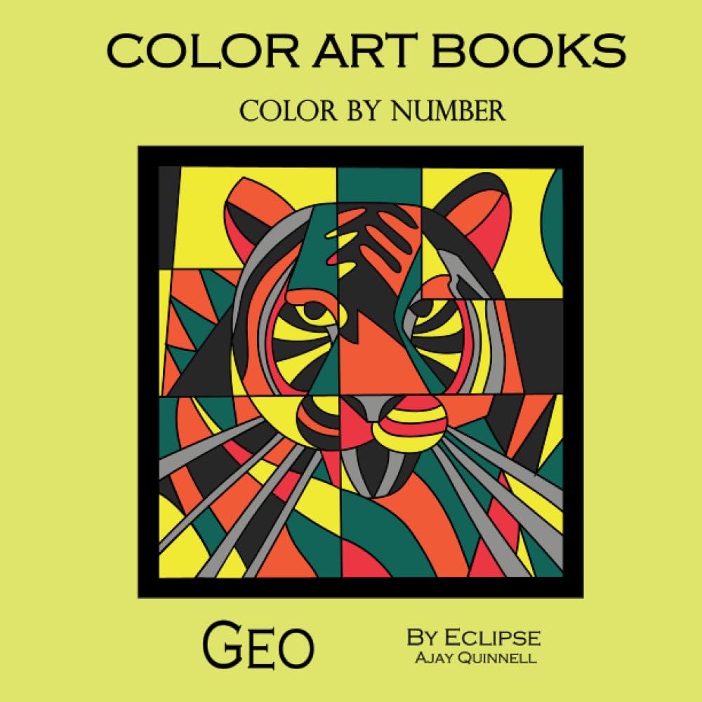 Geo - Color By Number Book : Standard paper edition: Quinnell, Ajay ...