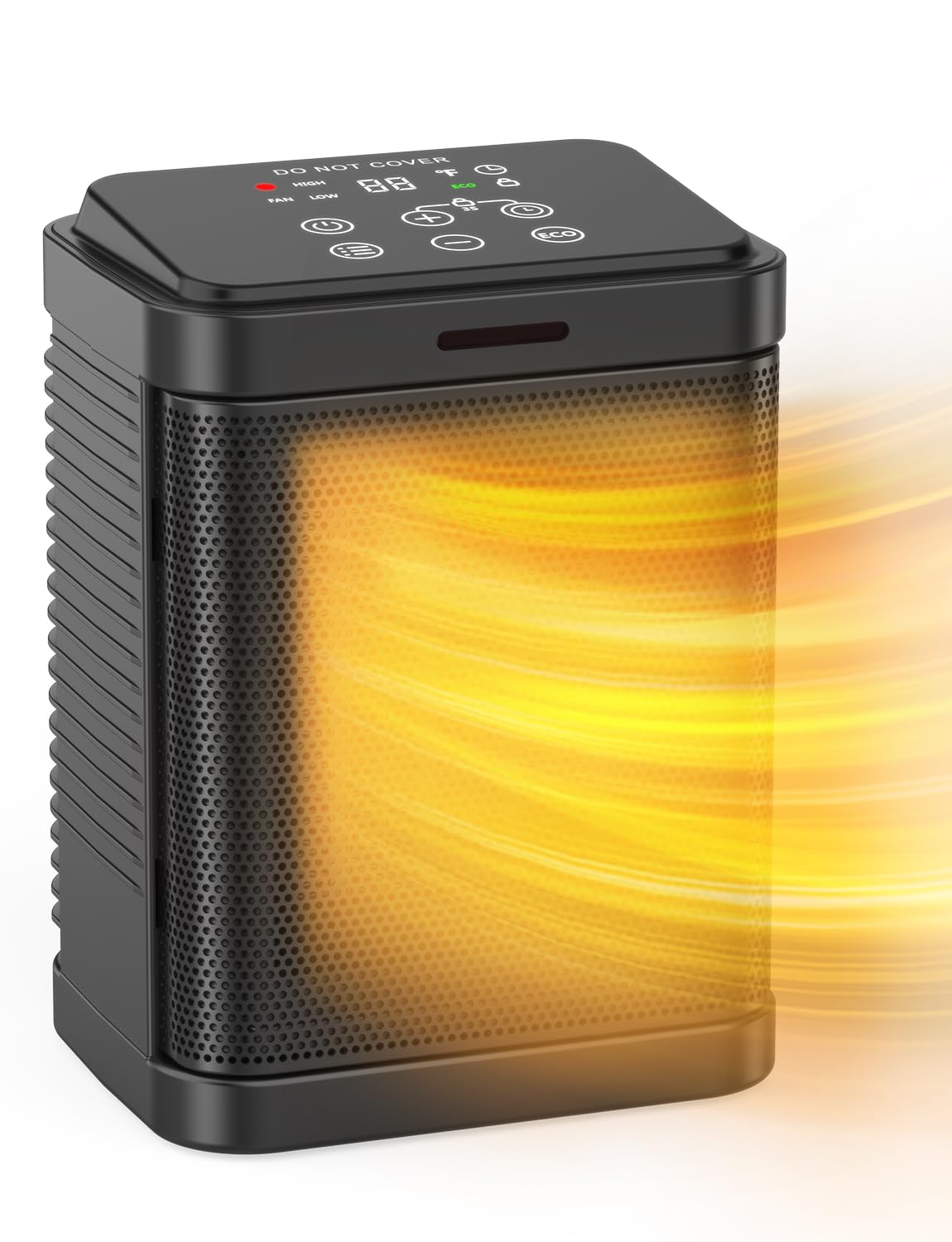 Snapklik.com : 1500W Small Space Heater, PTC Ceramic Heater, Portable ...