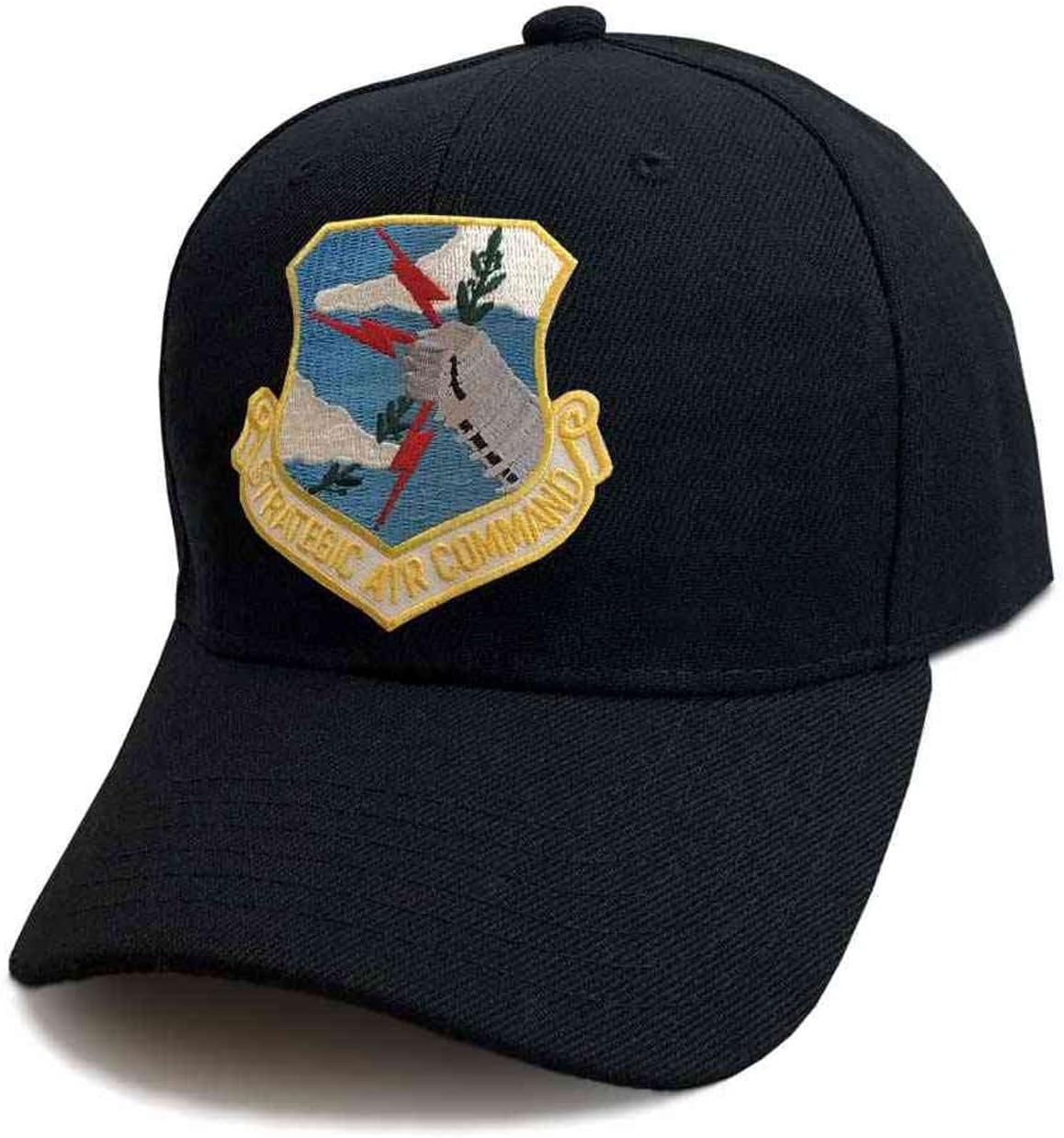 Amazon.com: U.S. Air Force Strategic Air Command Hat Black : Sports ...