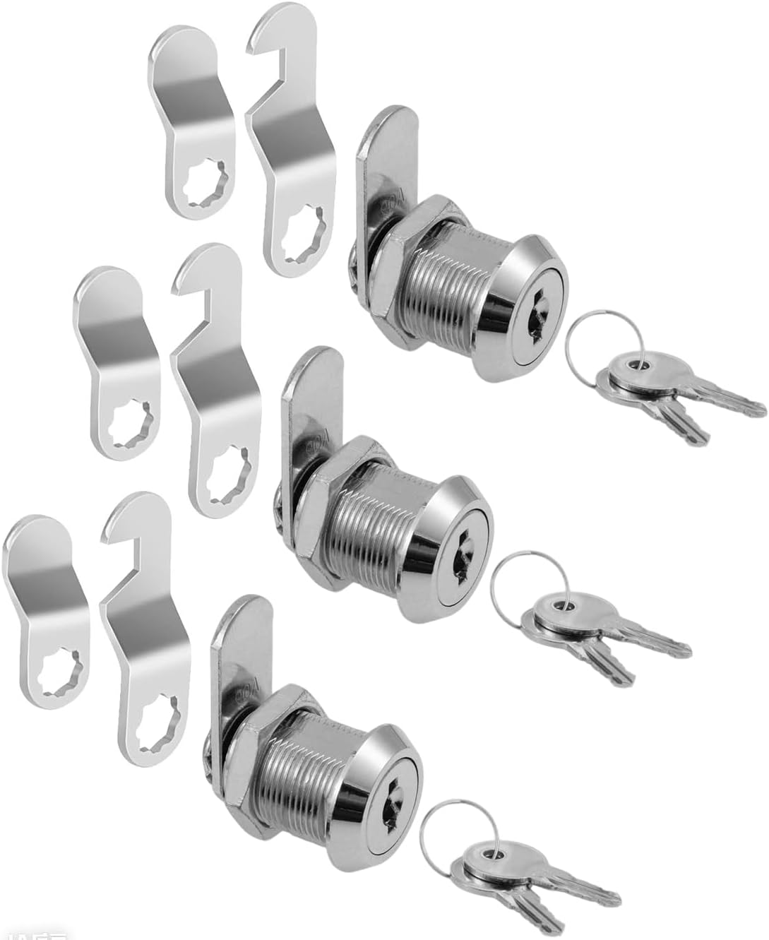 5/8" Cabinet Locks with Keys, Keyed Alike Cam Lock for Tool Box ...