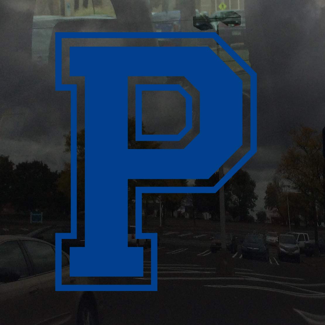 Blue Letter P