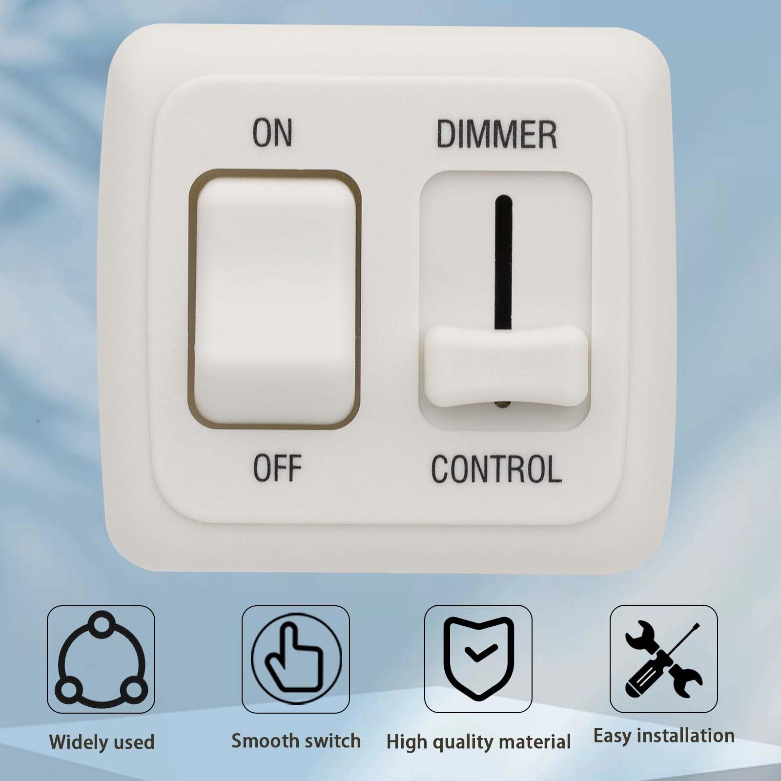 Snapklik.com : 12 Volt RV Light Dimmer Switch, 12V Rv DC LED Toggle ...