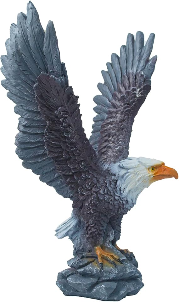 Amazon.com : Eagle Flag Pole Topper Outdoor Waterproof Flagpole Finial ...