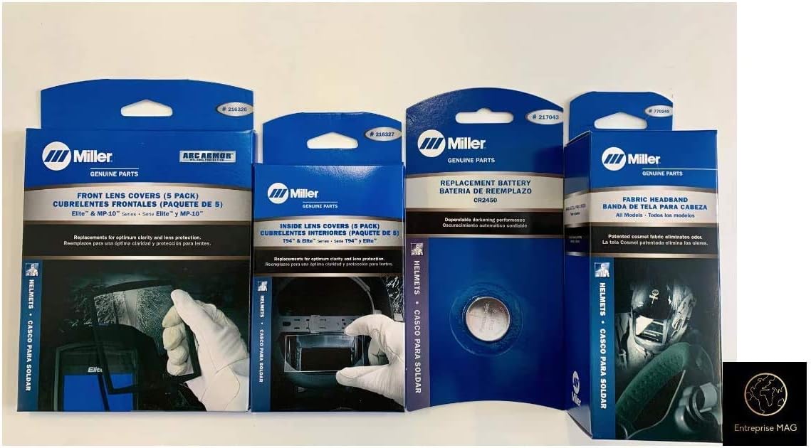 Combo Miller Electric Cover Lens Elite & MP-10 Series 216326-216327 ...