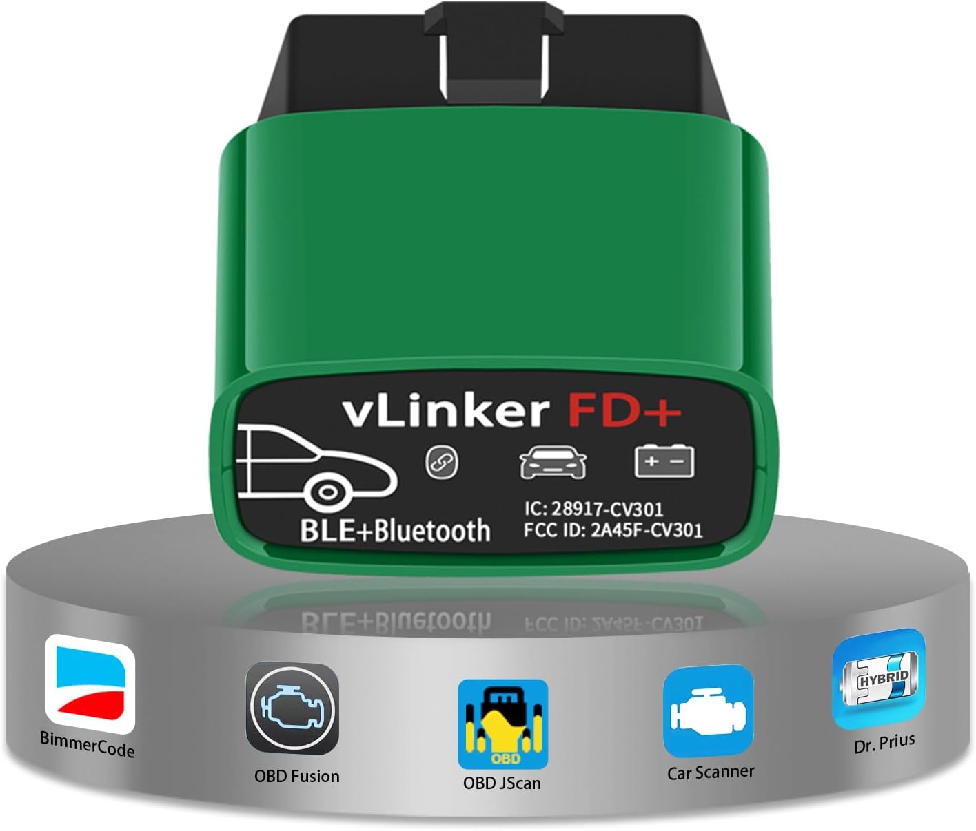 Vgate vLinker FD+ (BT3.0/BLE4.0) ELM327 for-scan Bluetooth OBD2 Car ...