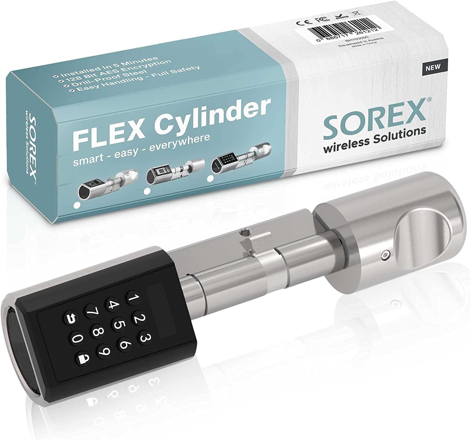 Sorex Flex – digital door lock with German support (English language ...