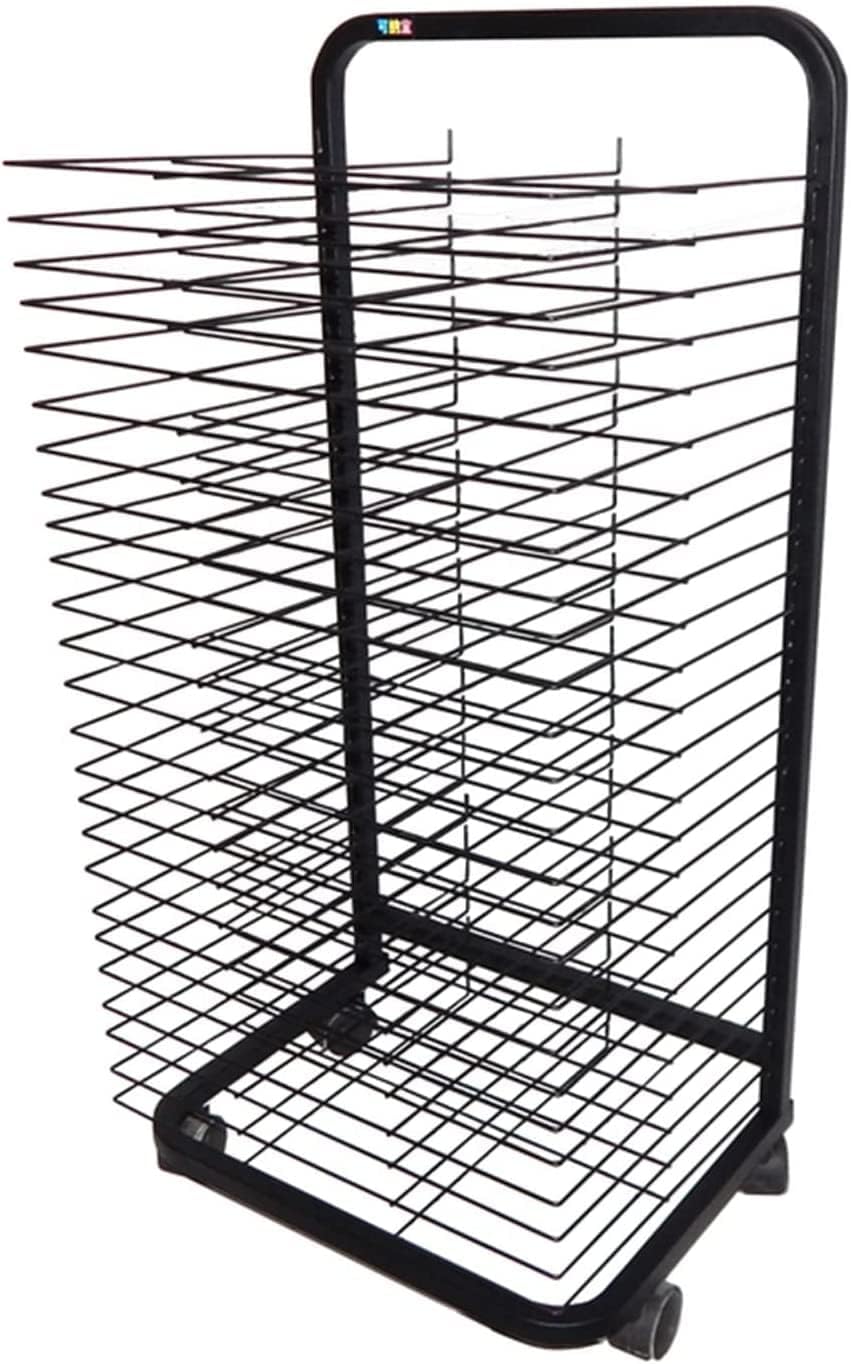 Amazon.com: Art Drying Rack - Flexible Shelves, Mobile Classroom ...