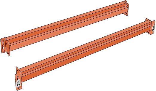 Amazon.com: Husky Pallet Rack Solid Beam - 144X6" - Heavy Duty ...