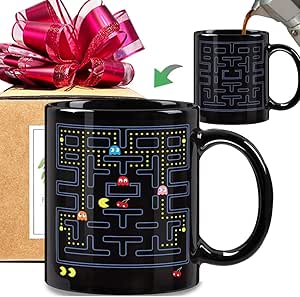 Amazon.com: FALJIOK Novelty Heat Changing Coffee Mug Gifts for Gamers ...
