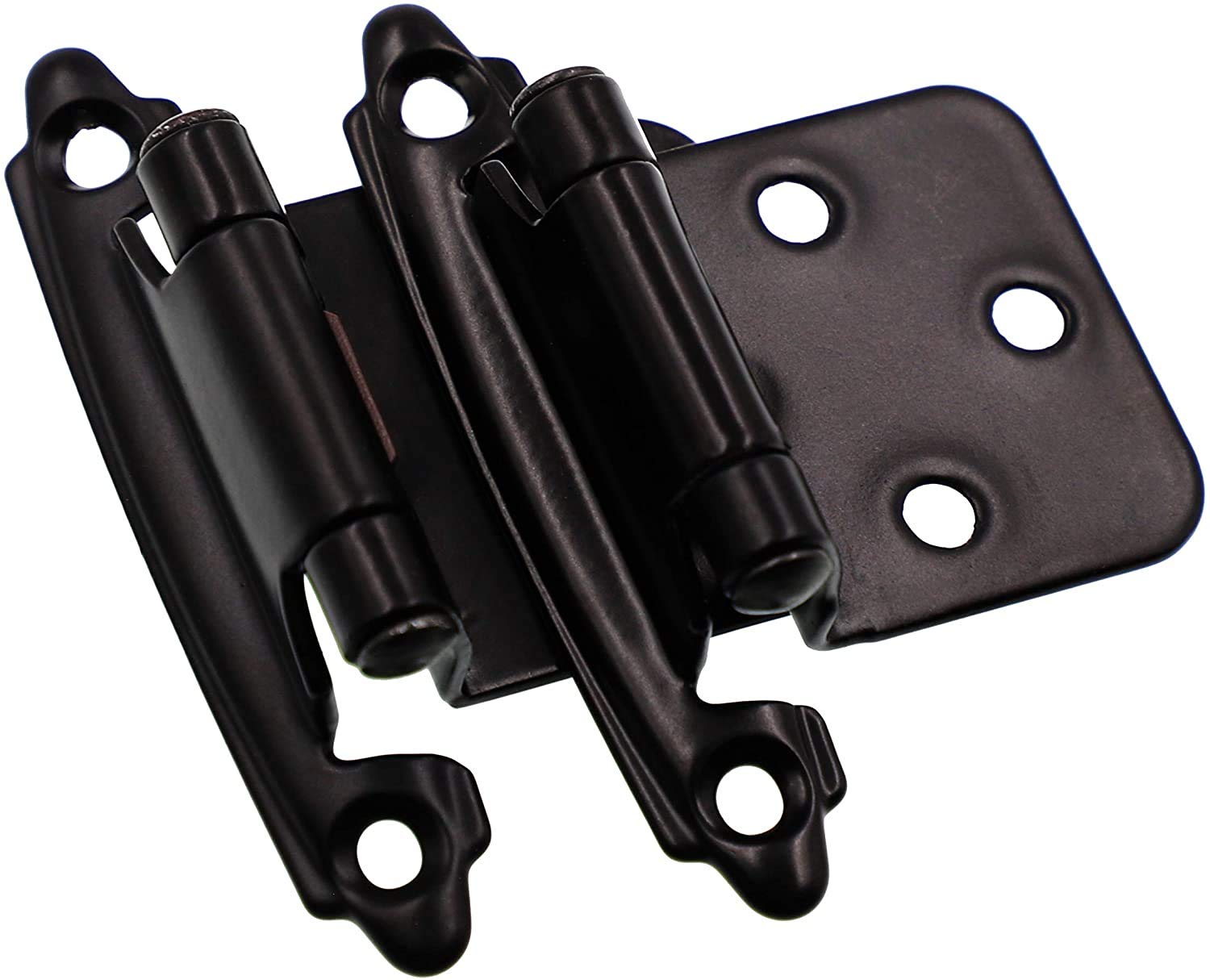 Buy Decobasics Matte Black Cabinet Hinges for Kitchen Cabinets (1 Pair ...