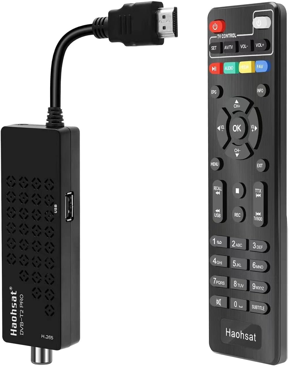 Decodificador/receptor de TV digital terrestre DVB-T2 IPTV H.265 Full ...