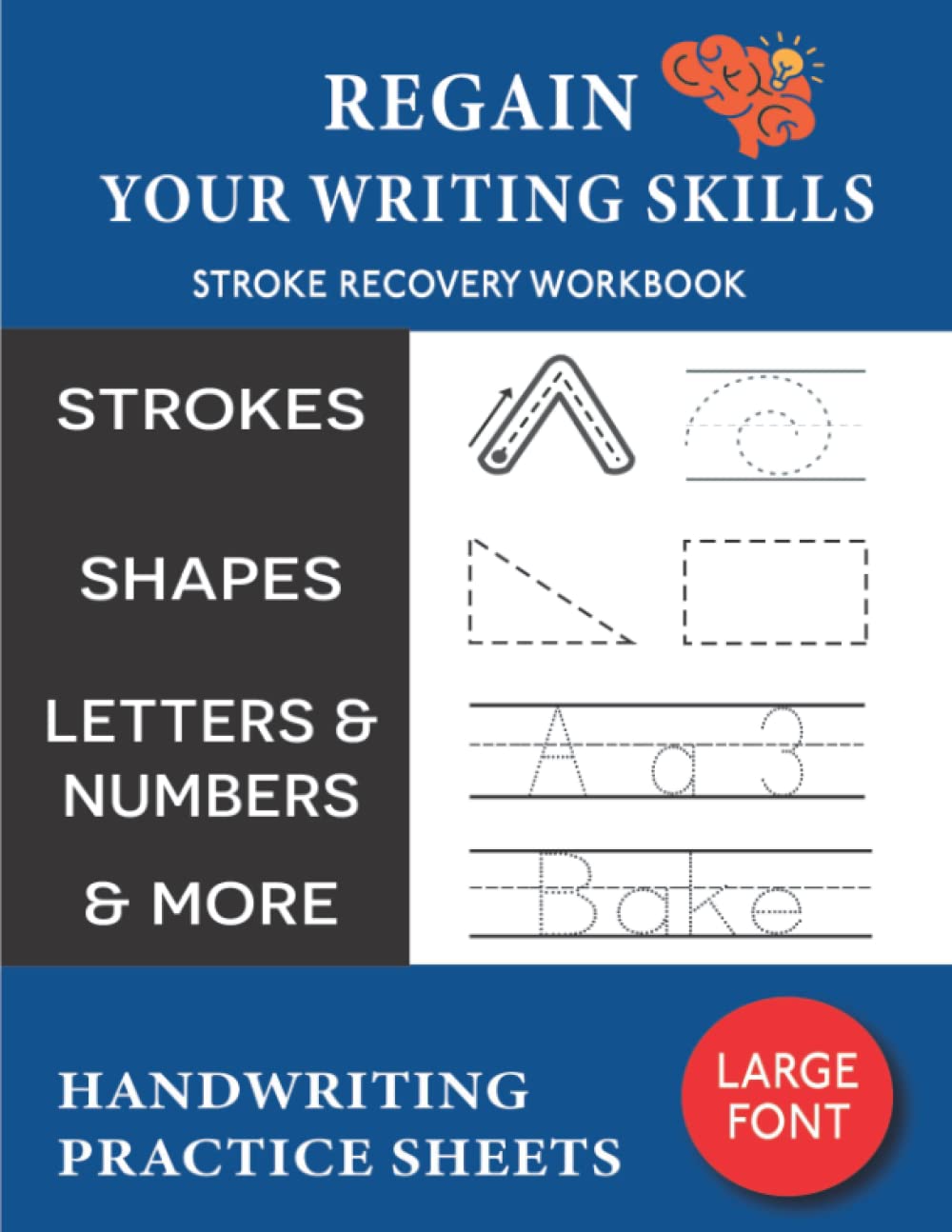 Buy Regain Your Writing Skills: Stroke Recovery Workbook - Handwriting ...