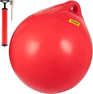 VEVOR Boat Buoy Ball, 21" Diameter Inflatable Heavy-Duty Marine-Grade ...
