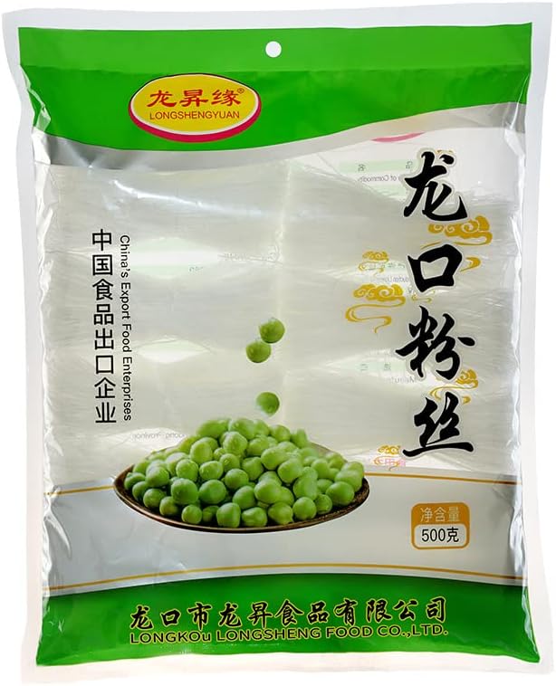 Amazon.com : Longkou Pure Mung Bean Vermicelli (龙口粉丝）, Vermicelli Rice ...