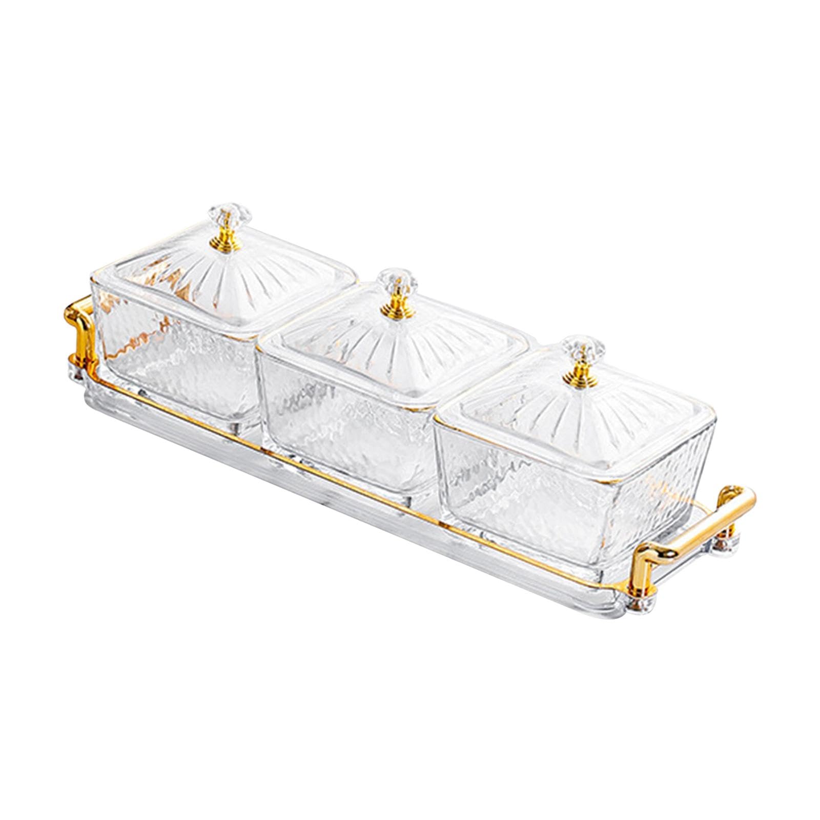 Amazon.com | Glass Serving Tray Serving Dishes for Dried Fruits ...