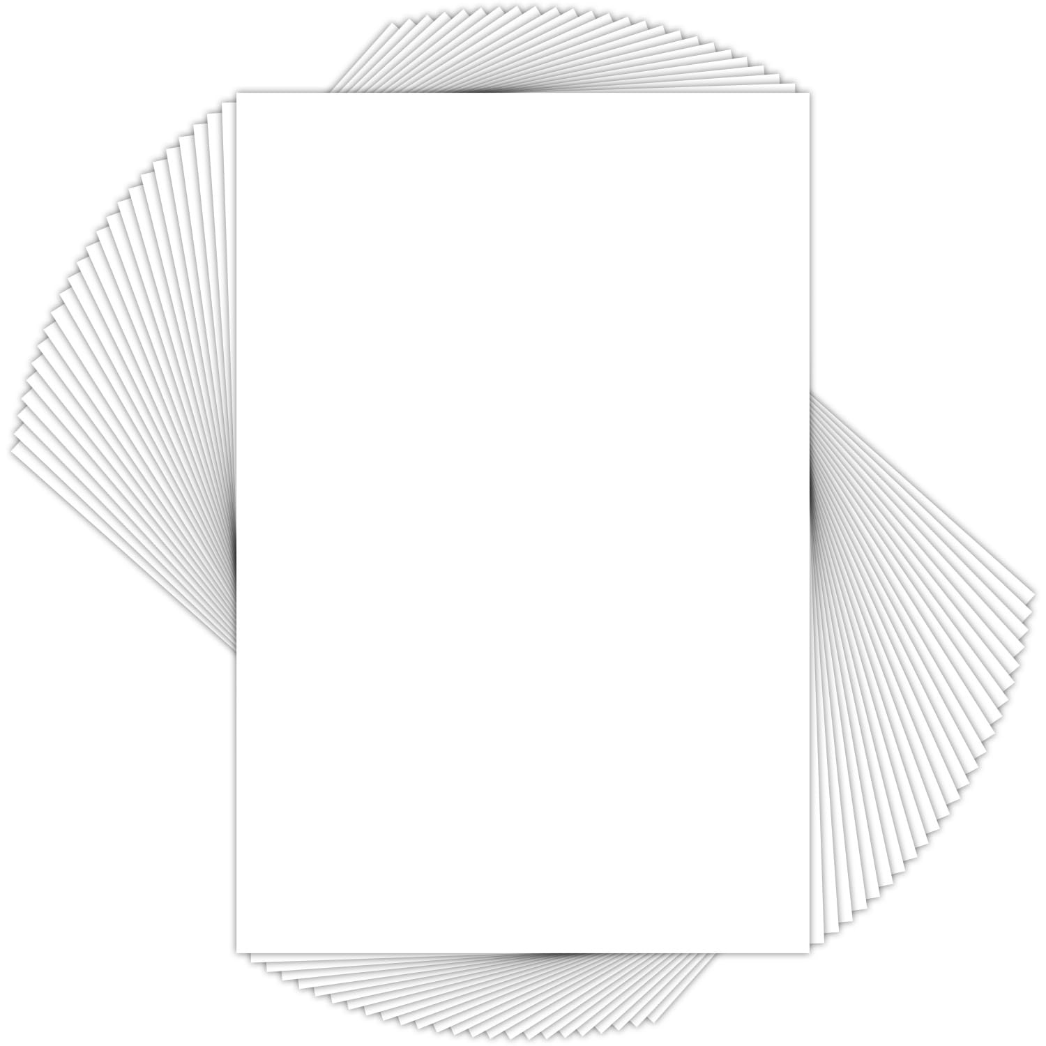 Amazon.com: Mat Board Center, Pack of 25, 12x18 White Backing Boards ...