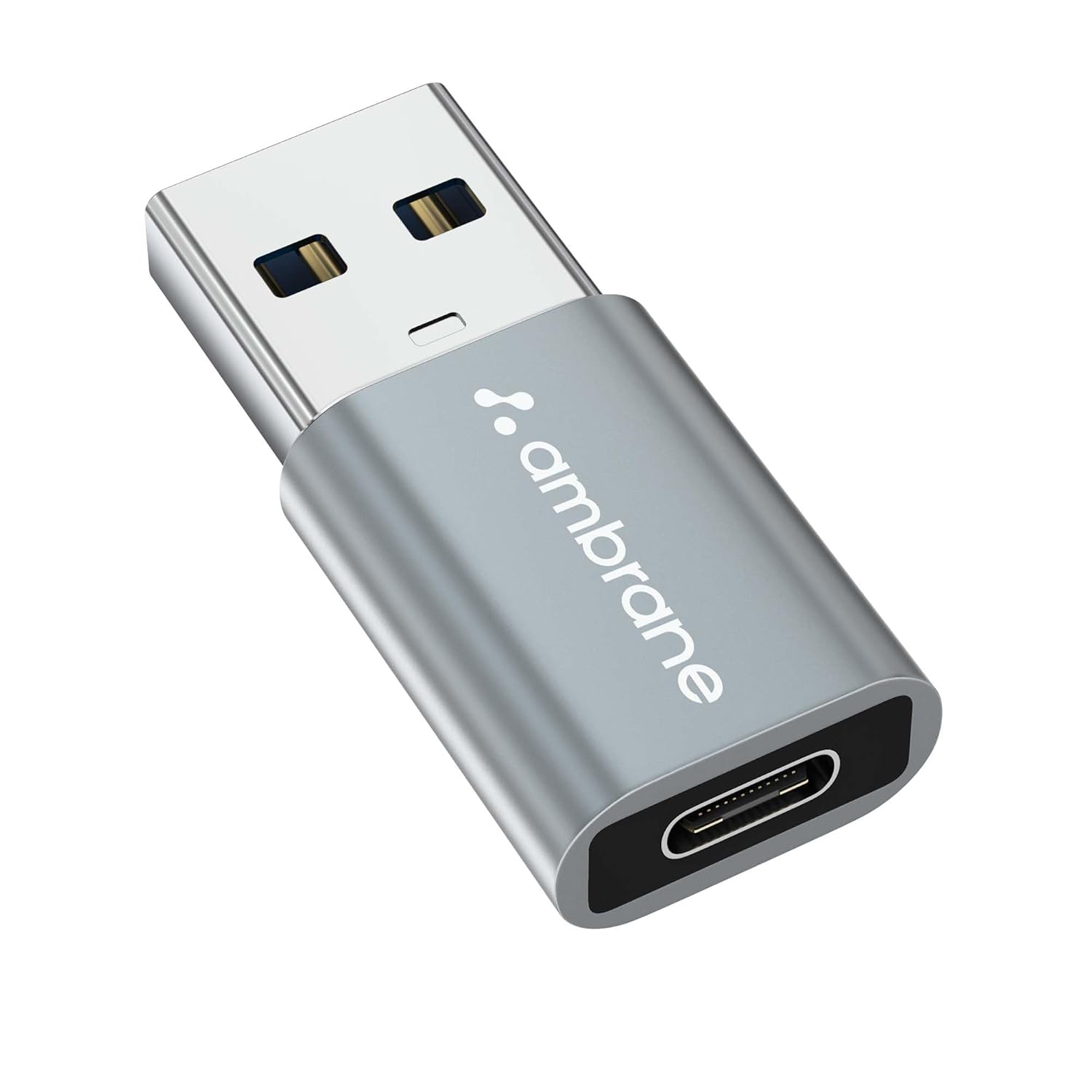 Ambrane USB Type C Female to USB Male OTG Adapter, Works with Laptops ...