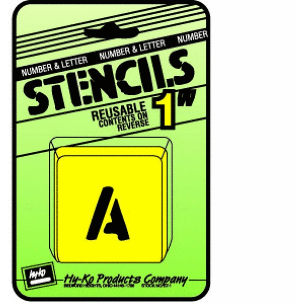 Amazon.com: Hy-Ko 5 in. Card Stock Letters Stencil 6 each : Arts ...