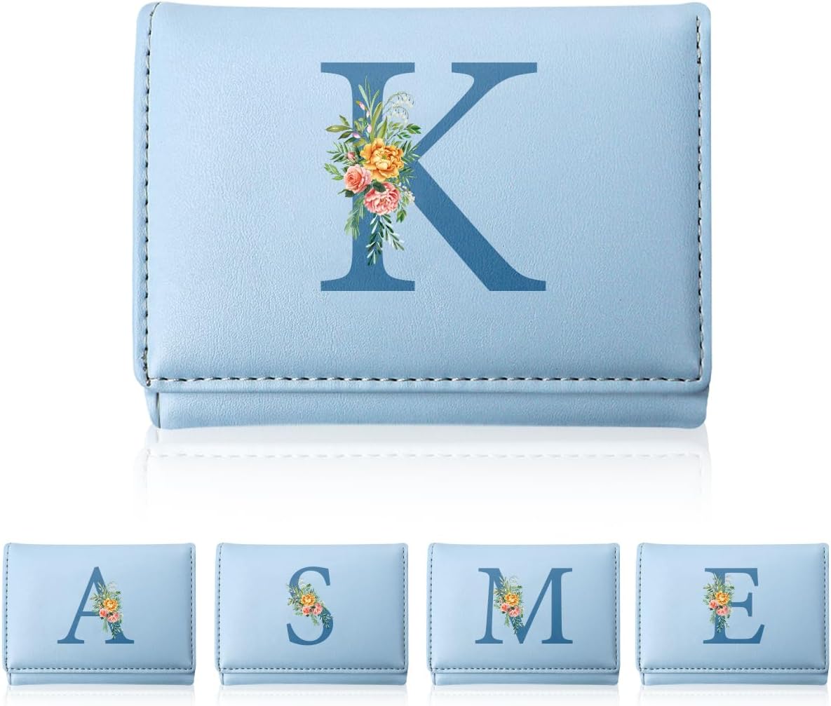 Amazon.com: Girls Wallet, Tri-folded Initial Girls Wallets for Kids 8 ...