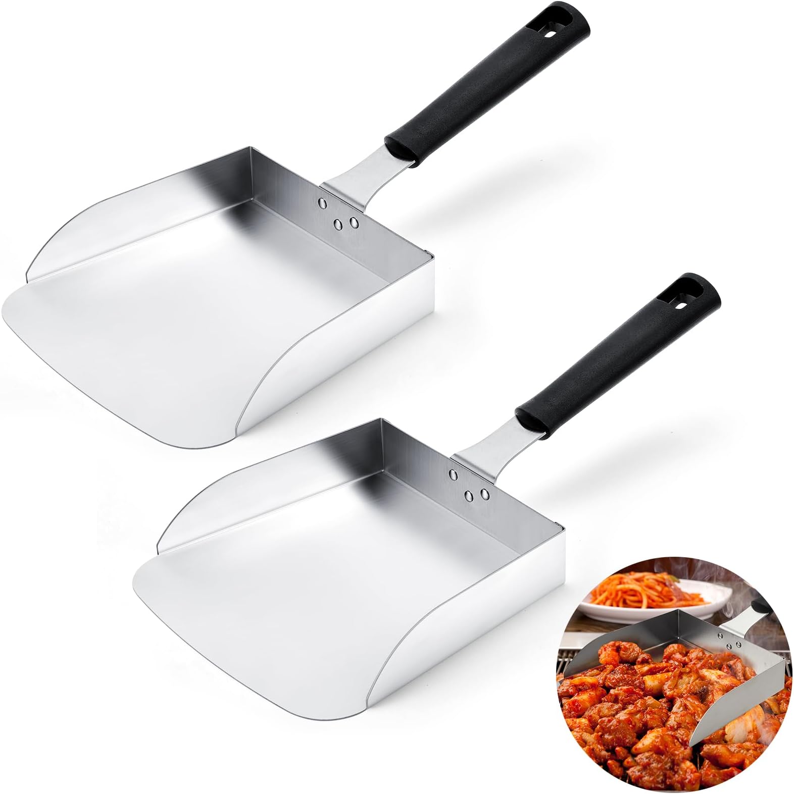 Amazon.com: Norpro Mega Scoop/Spatula, Black Large: Home & Kitchen