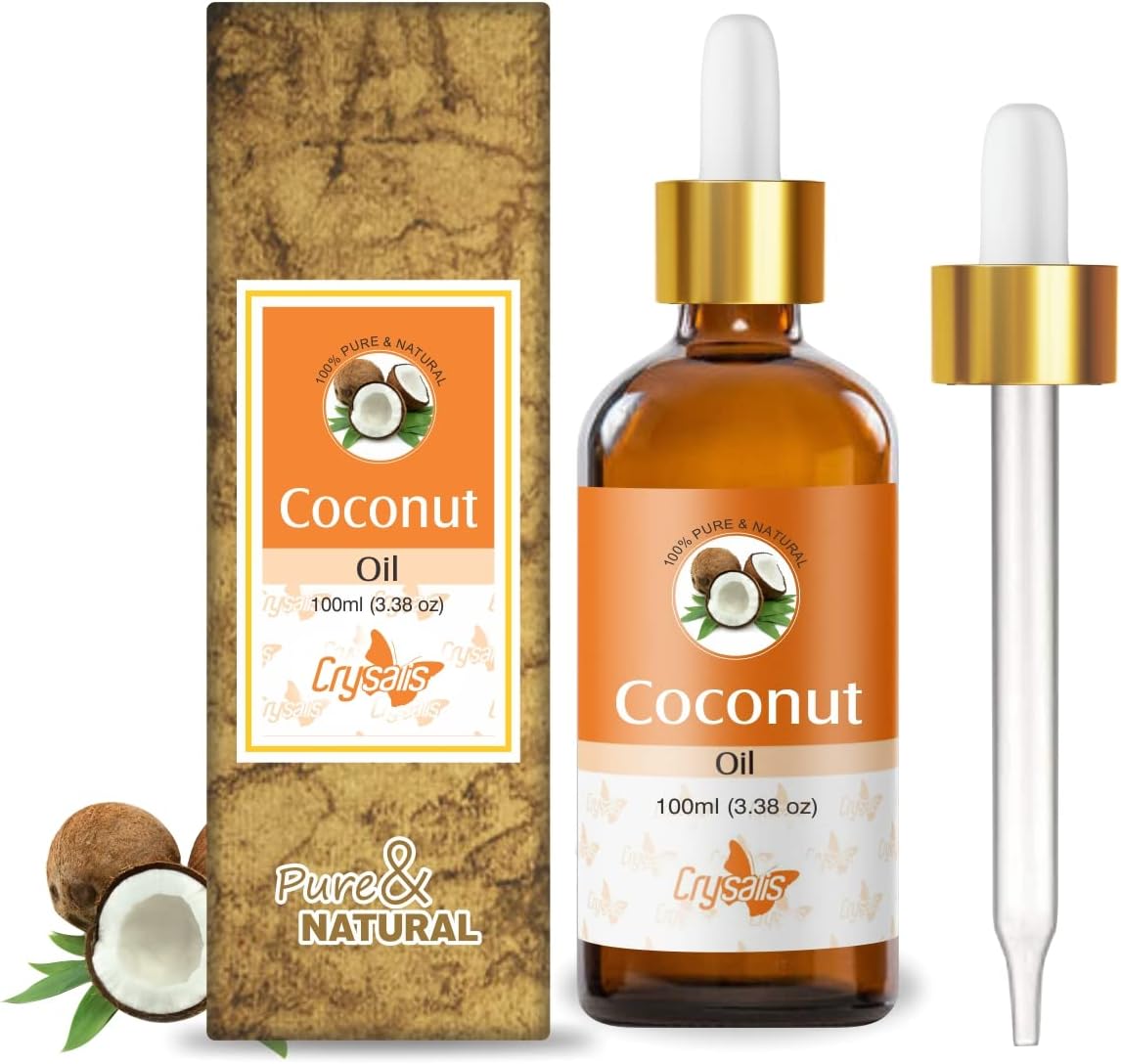 CRYSALIS Coconut (Cocos Nucifera) Oil|100% Pure & Natural Undiluted ...