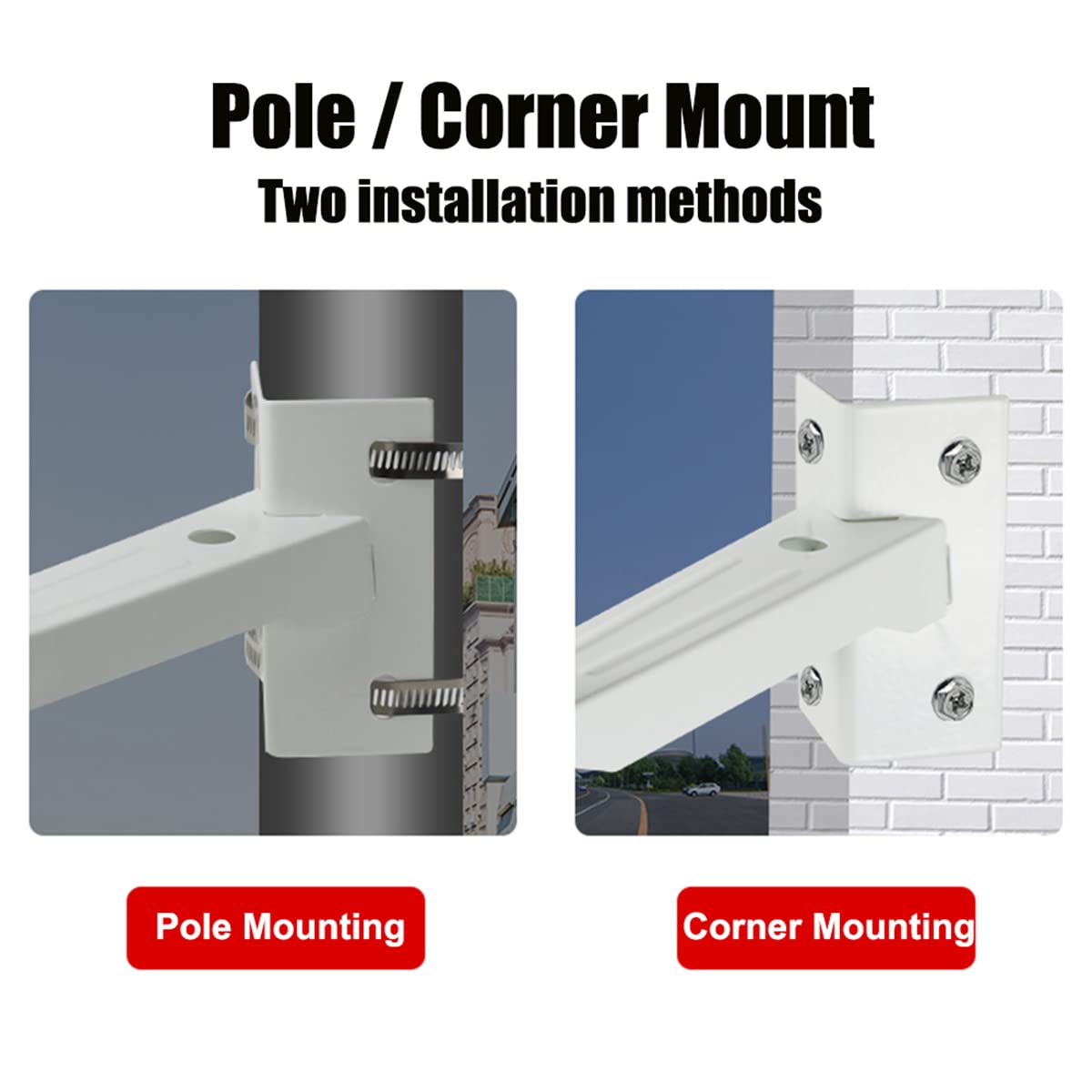 Snapklik.com : CCTV Security Camera Mount Bracket, Adjustable Right ...