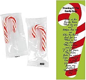 Amazon.com: Meaning of The Candy Cane Bookmarks with Mini Candy Canes ...
