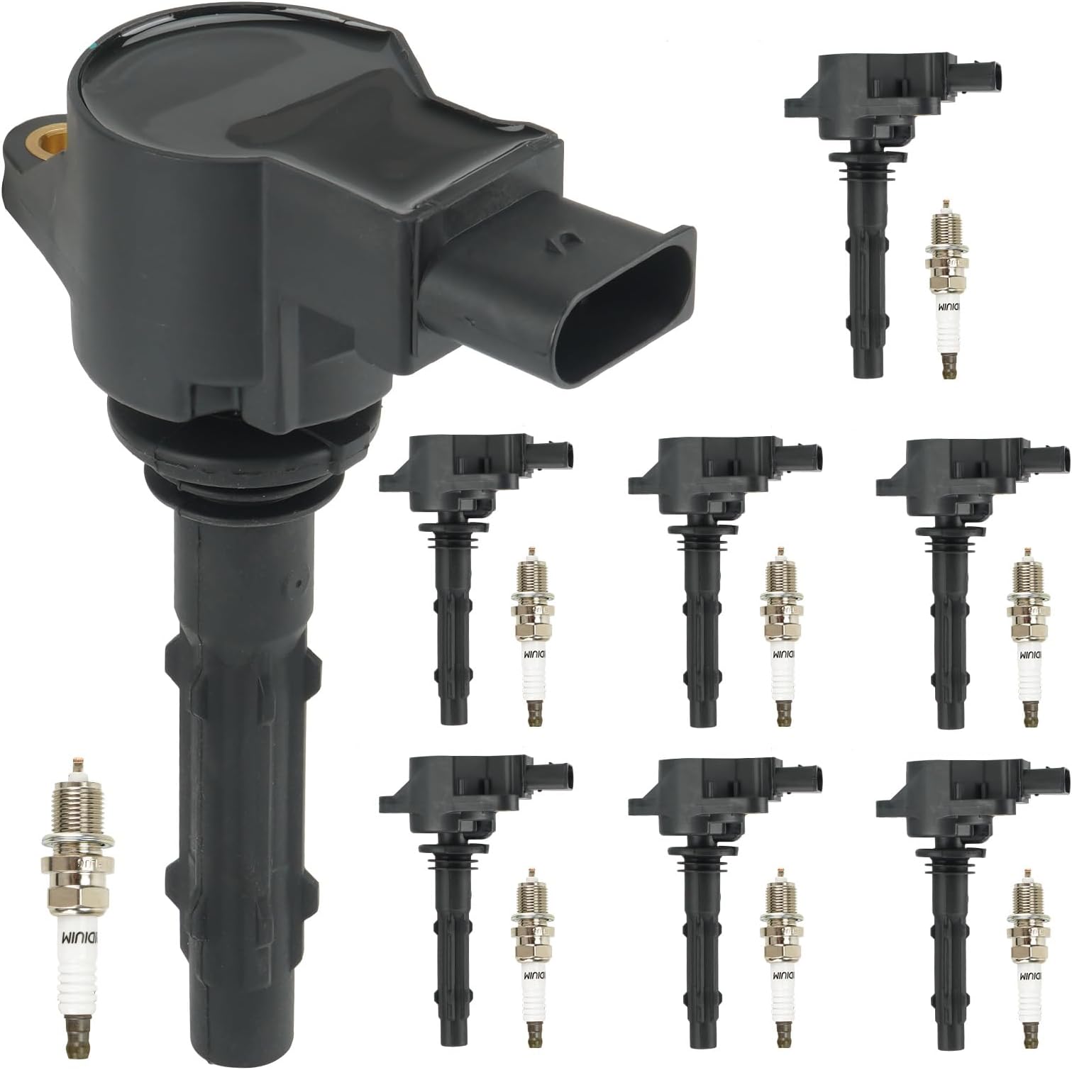 Amazon.com: Ignition Coils Pack & Iridium Spark Plugs UF535 for ...