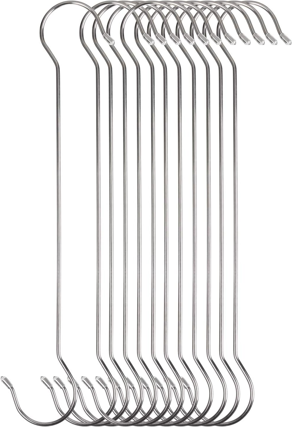 Amazon.com: 12 Pack Stainless Steel Large Size Hooks, S Shape Long ...