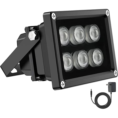 Amazon.com : Univivi IR Illuminator, 850nm 12 LEDs Wide Angle IR ...