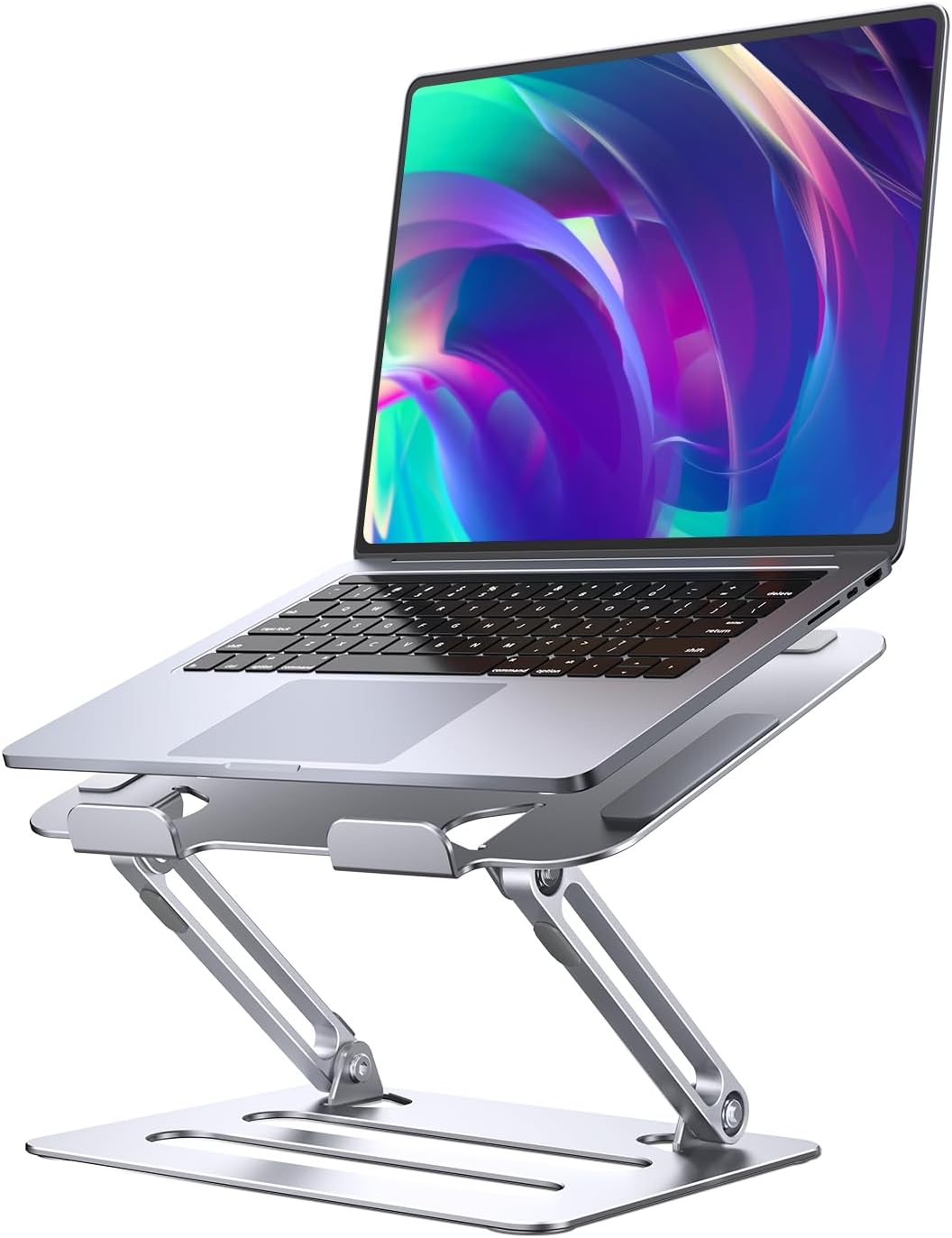 Amazon.com: Adjustable Laptop Stand, Portable Laptop Stand for Desk ...
