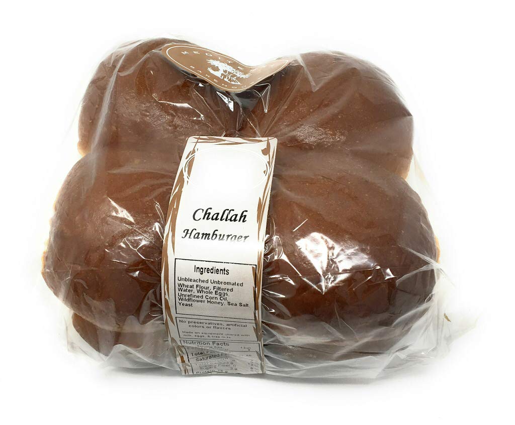 Amazon.com: Whole Foods Market, Bun Hamburger Challah 8 Count, 24 Ounce ...