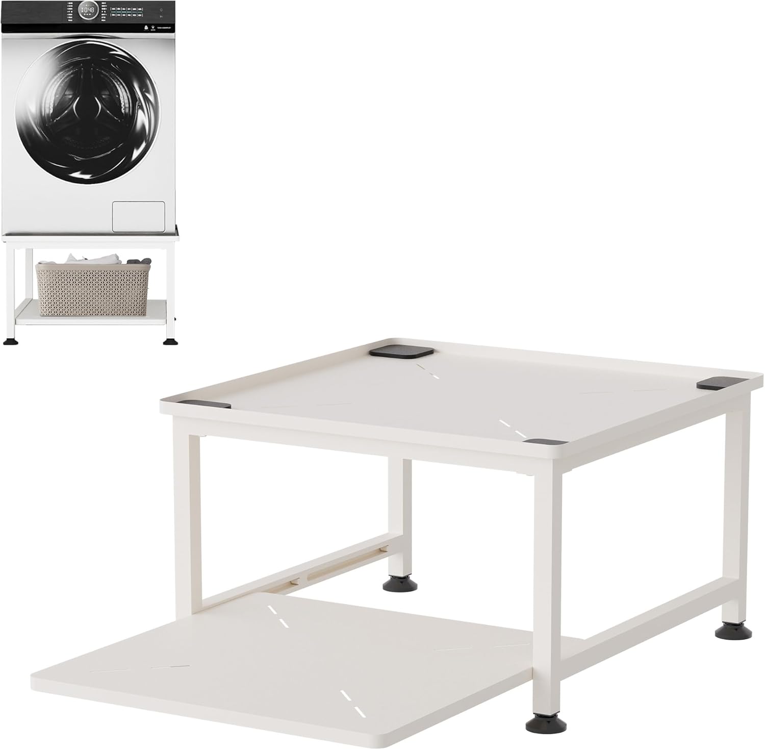 Amazon.com: Suuiwau Heavy Duty Metal Washer and Dryer pedestals ...