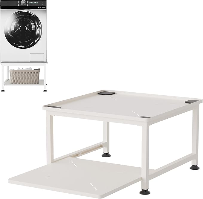 Amazon.com: Suuiwau Heavy Duty Metal Washer and Dryer pedestals ...