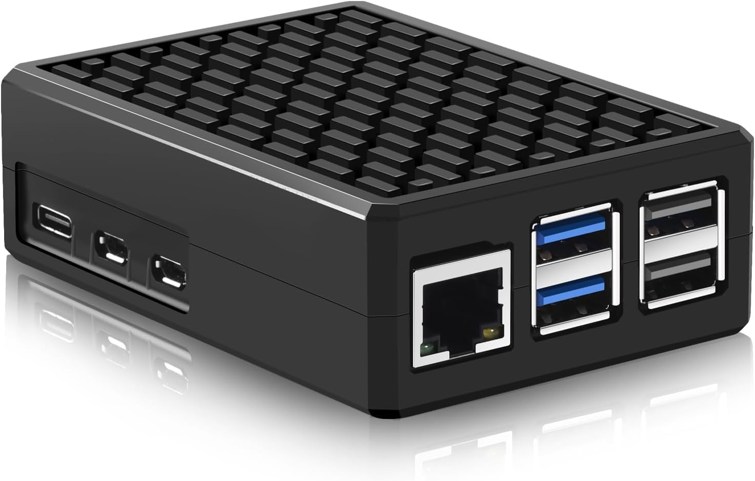 Amazon.in: Buy REES52 Aluminum Case for Raspberry Pi 5, Pi 5 Armor Case with Cooling Column and ...