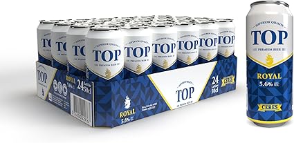 Ceres Top Royal - 24 Lattine 50 cl, Birra Lager Carattere deciso, Gusto ...