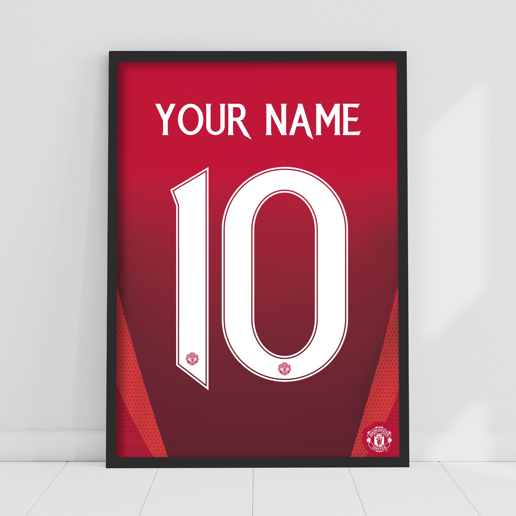 Personalised Man United Poster