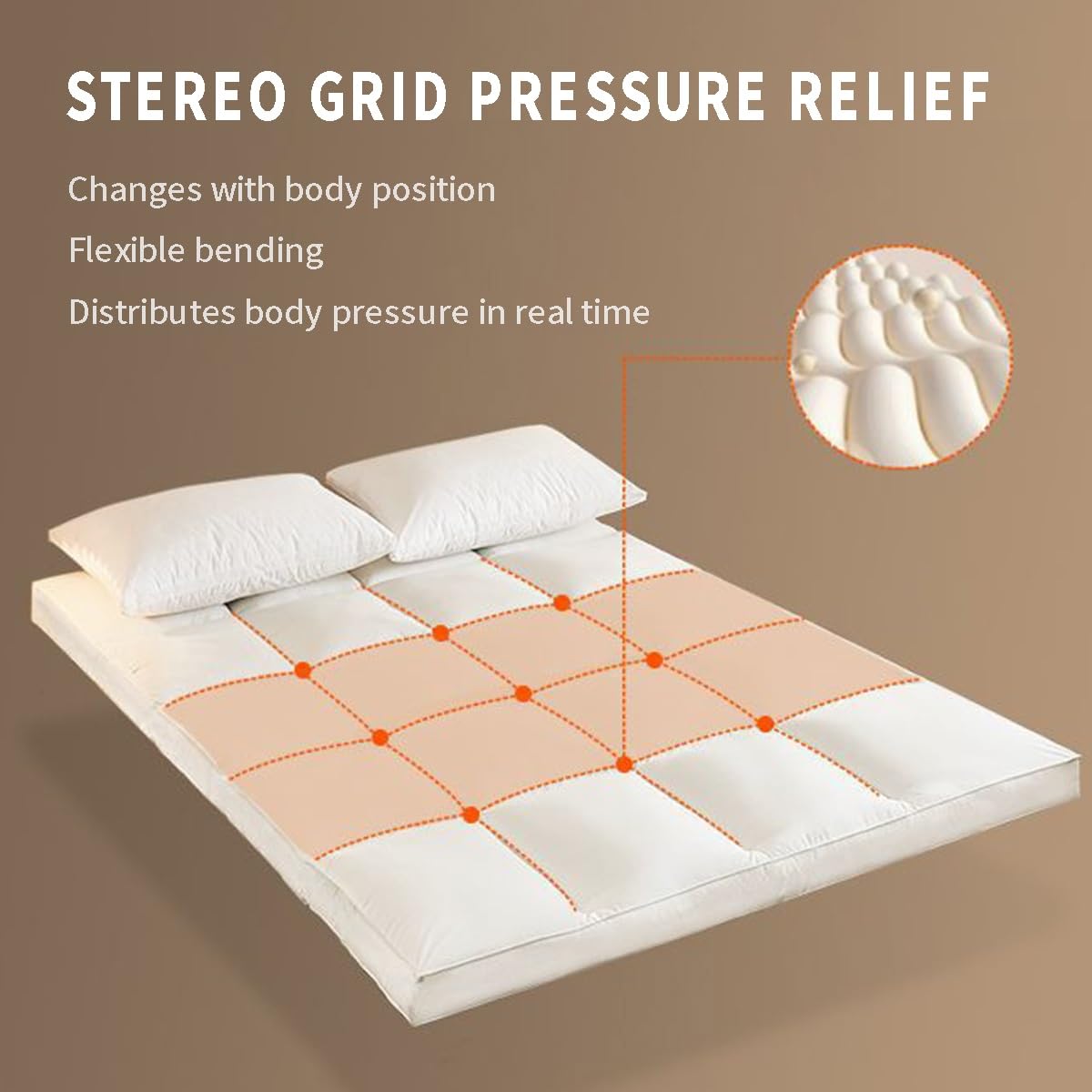 Ultra Soft Mattress Topper Brightr® Titan 2 In 1 Mattress Topper