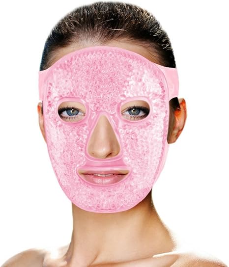 Amazon.com: Hot and Cold Therapy Gel Bead Full Facial Mask by FOMI Care ...